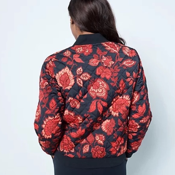 Jason Wu | Jackets & Coats | Jason Wu Jacket Quilted Bomber Floral ...